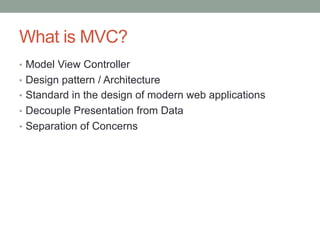 MVC Explained | PPT