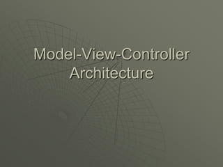 MVC architecture in software programming for interactive apps | PPT