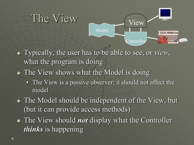 MVC architecture in software programming for interactive apps | PPT