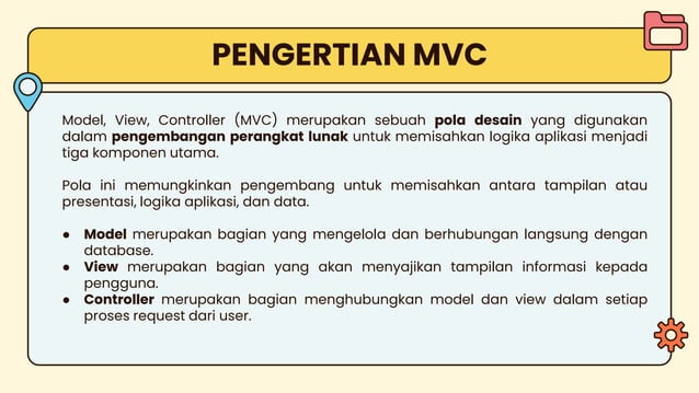 Pengenalan MVC, Model View Controller, Framework | PPT Pengenalan MVC, Model View Controller, Framework | PPT