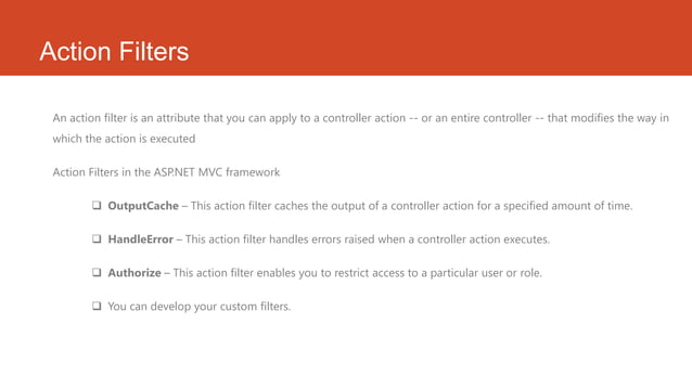 Aspnet Mvc Controllers Ppt