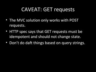 MVC CSRF Protection | PPT