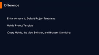 MVC4 framework | PPTX | Web Design and HTML | Internet
