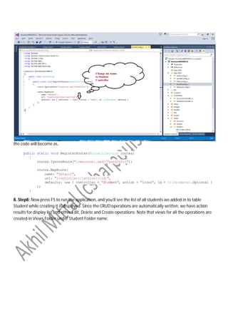 Mvc4 crud operations.-kemuning senja | PDF