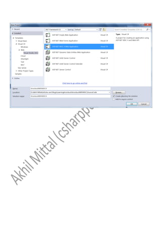 Mvc4 crud operations.-kemuning senja | PDF