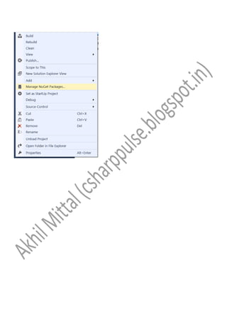 Mvc4 crud operations.-kemuning senja | PDF