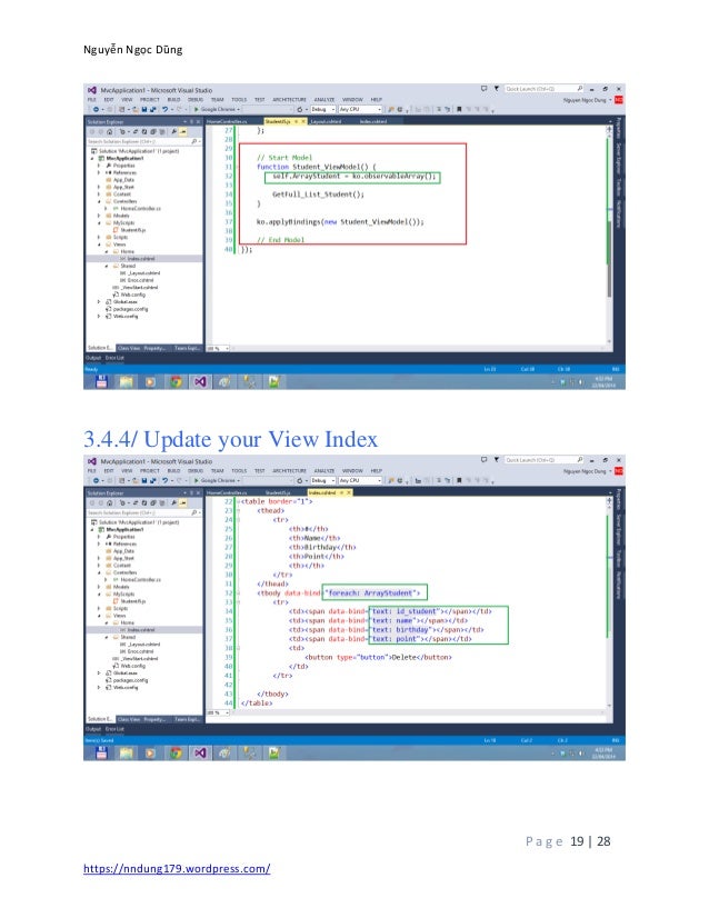 Mvc4 Knockoutjs Bootstrap Step By Step Part 1