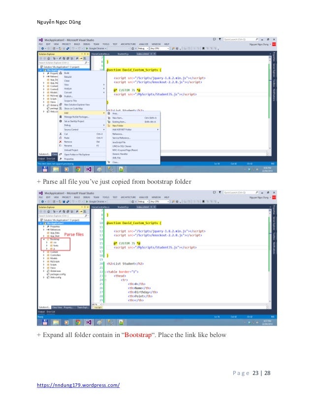 Mvc4 Knockoutjs Bootstrap Step By Step Part 1