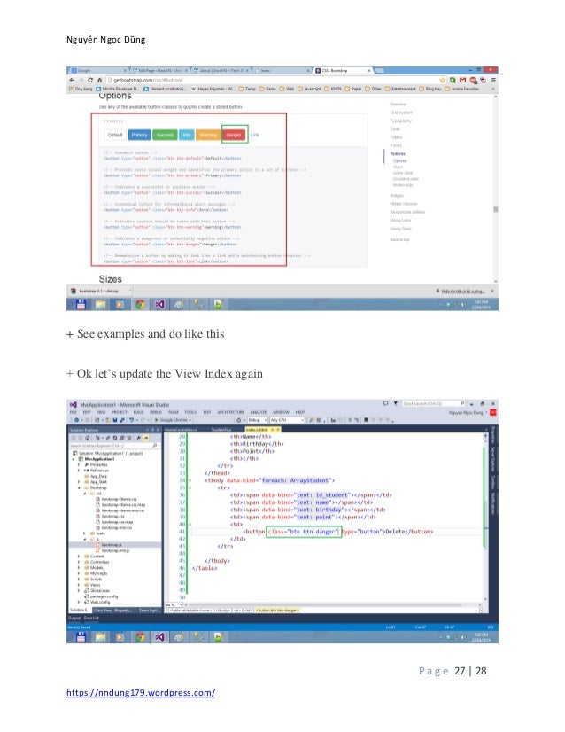 Mvc4 Knockoutjs Bootstrap Step By Step Part 1