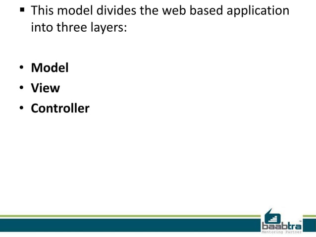 Mvc Architecture Ppt
