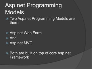 Mvc Brief Overview | PPT