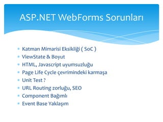 Mvc 4 Eğitim Sunusu | PPT