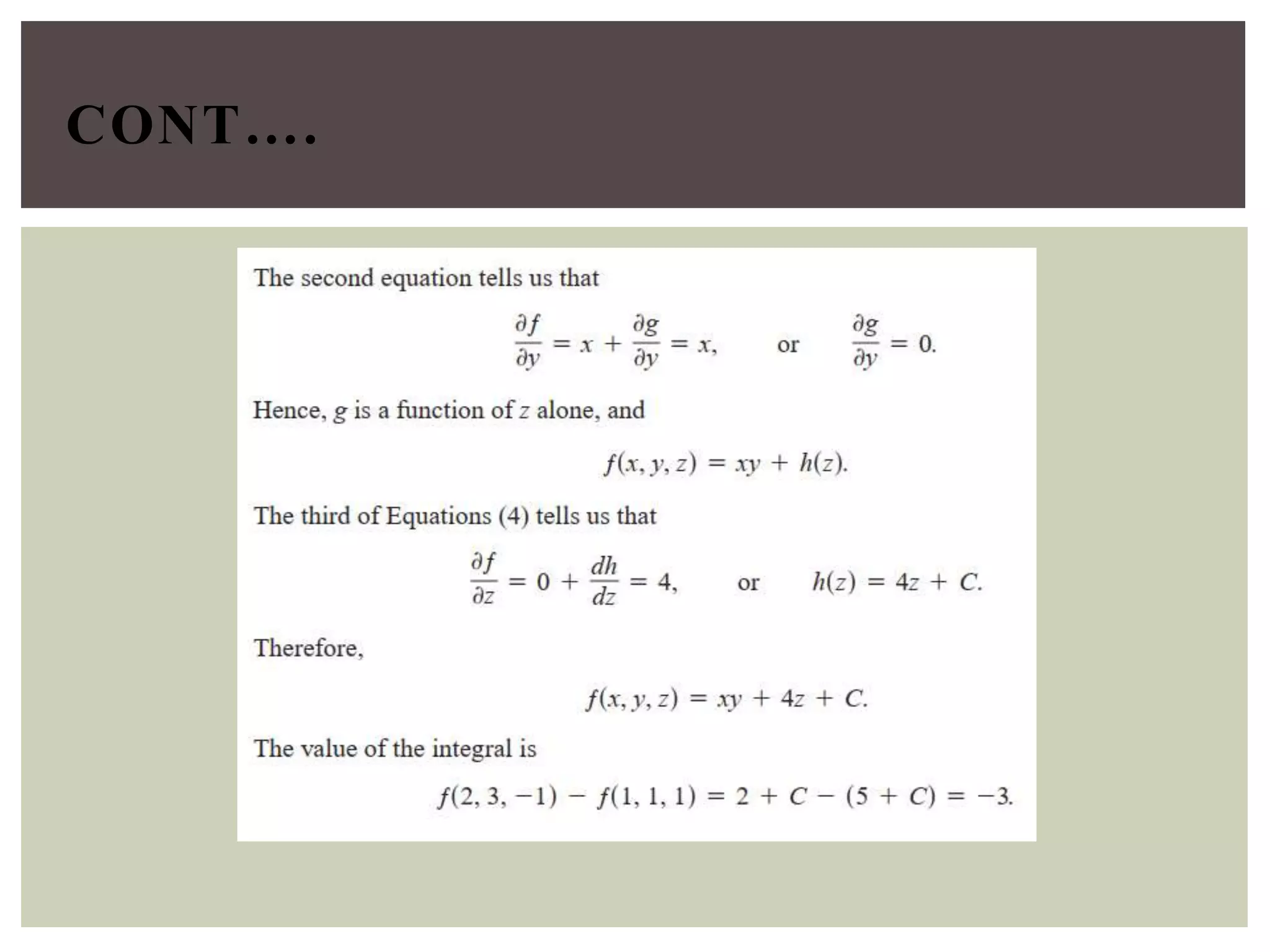 Fundamental theorem of Line Integration | PPTX