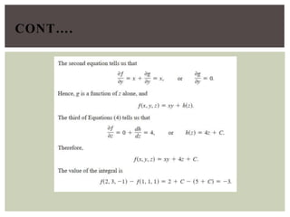 Fundamental theorem of Line Integration | PPTX