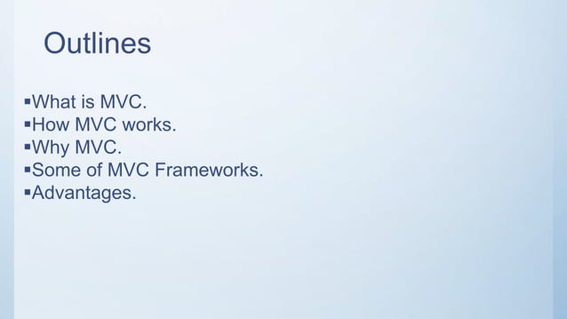 Mvc framework | PPT