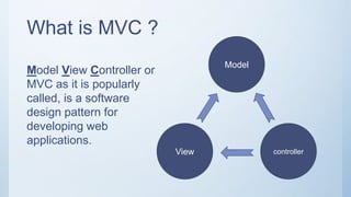 Mvc framework | PPT
