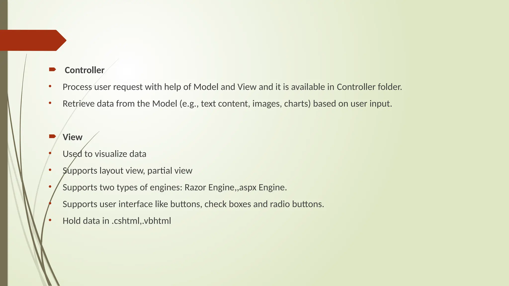 MVC patten relate using in. net core latest varsion | PPT