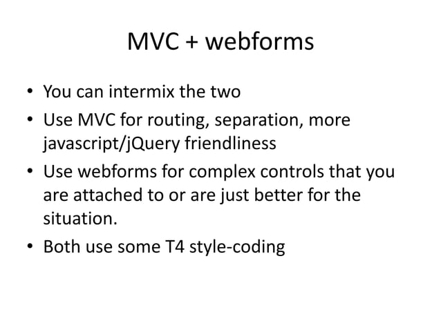 Mvc presentation | PPT