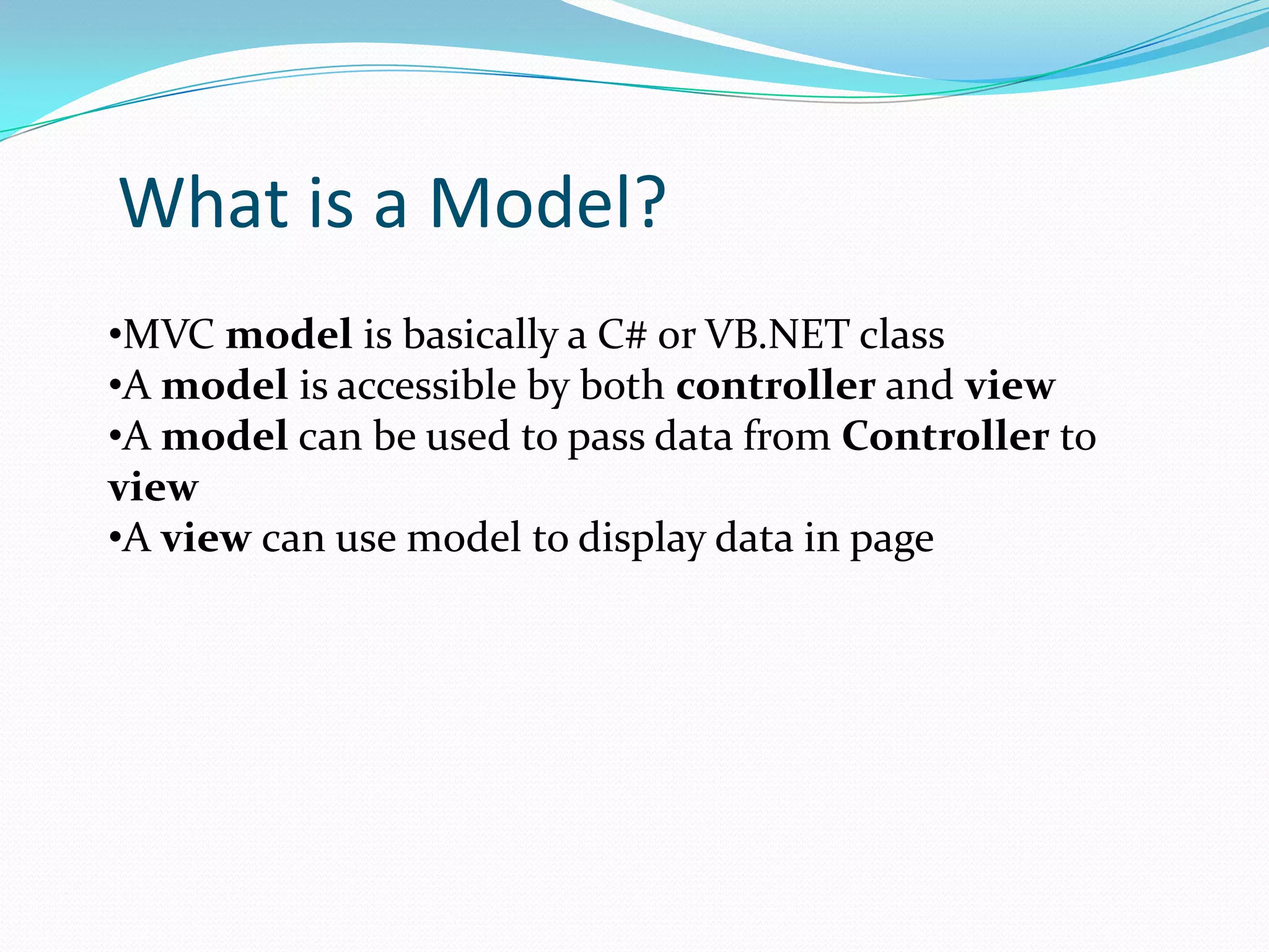 Introduction to ASP.Net MVC | PPTX