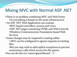 Introduction to ASP.Net MVC | PPTX