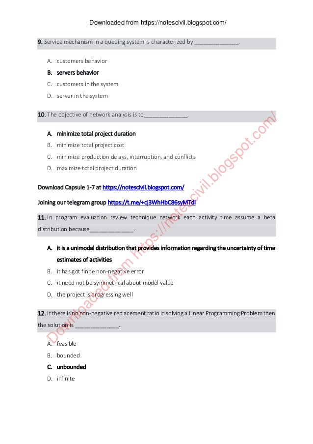 Mvct101 advanced mathematics unit 1 capsule 1 objective question notes ...