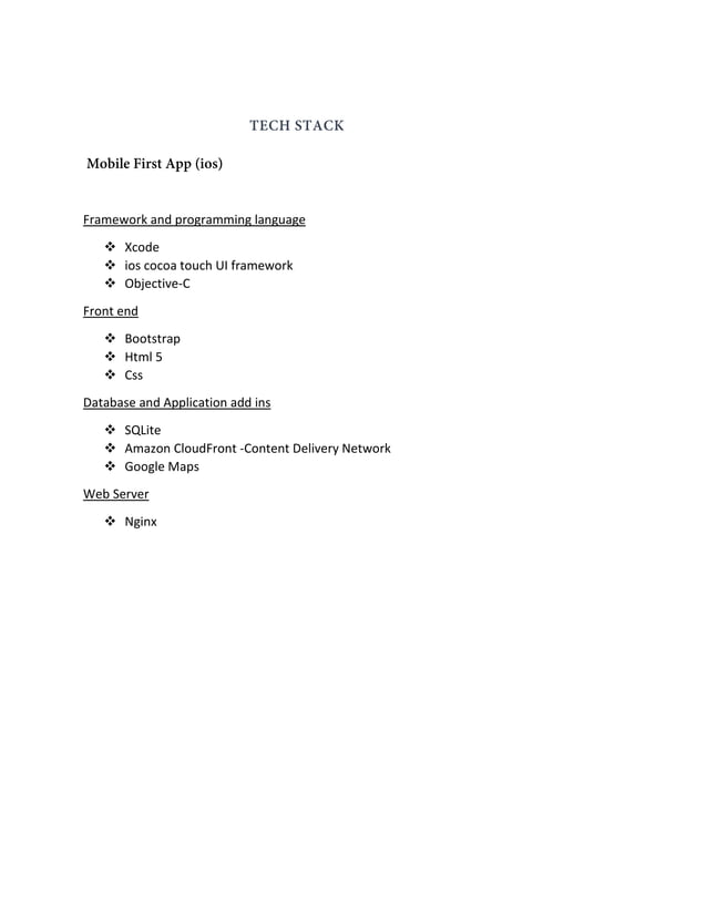 Mvc tech stack model | PDF