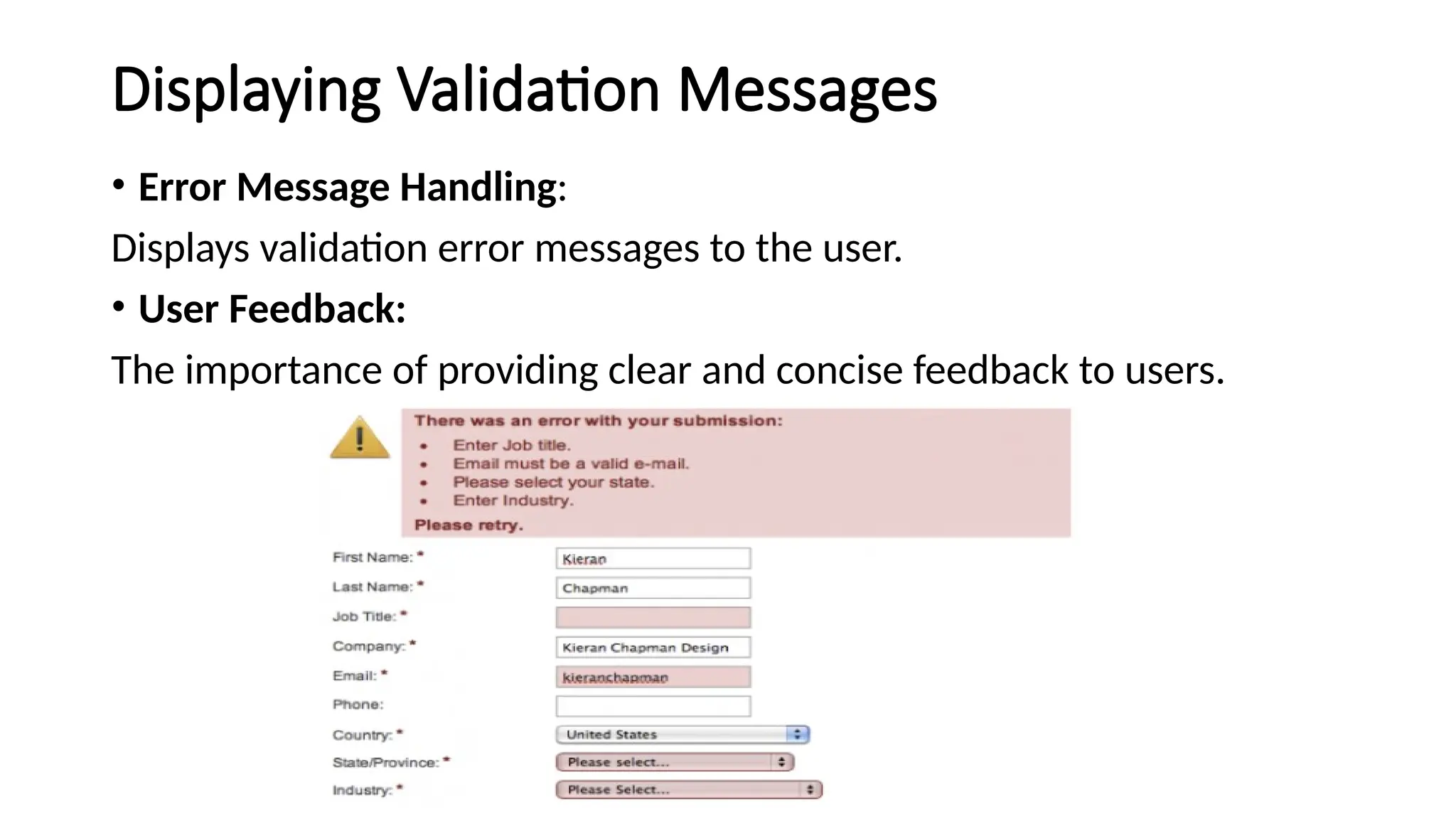 The MVC Validations Presentation in 2025 | PPTX