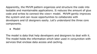 Mvc vs mvp vs mvvm a guide on architecture presentation patterns | PPTX