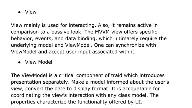 Mvc vs mvp vs mvvm a guide on architecture presentation patterns | PPTX