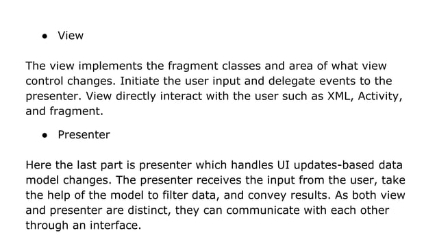 Mvc vs mvp vs mvvm a guide on architecture presentation patterns | PPTX