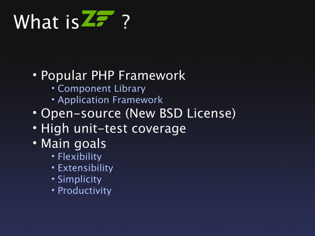 Mvc With Zend Framework Ppt