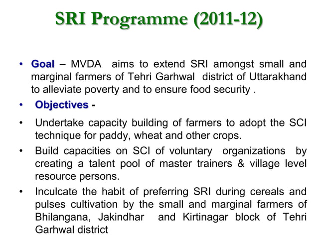 Mvda uttarakhand | PPT
