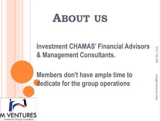 M ventures presentation | PPT