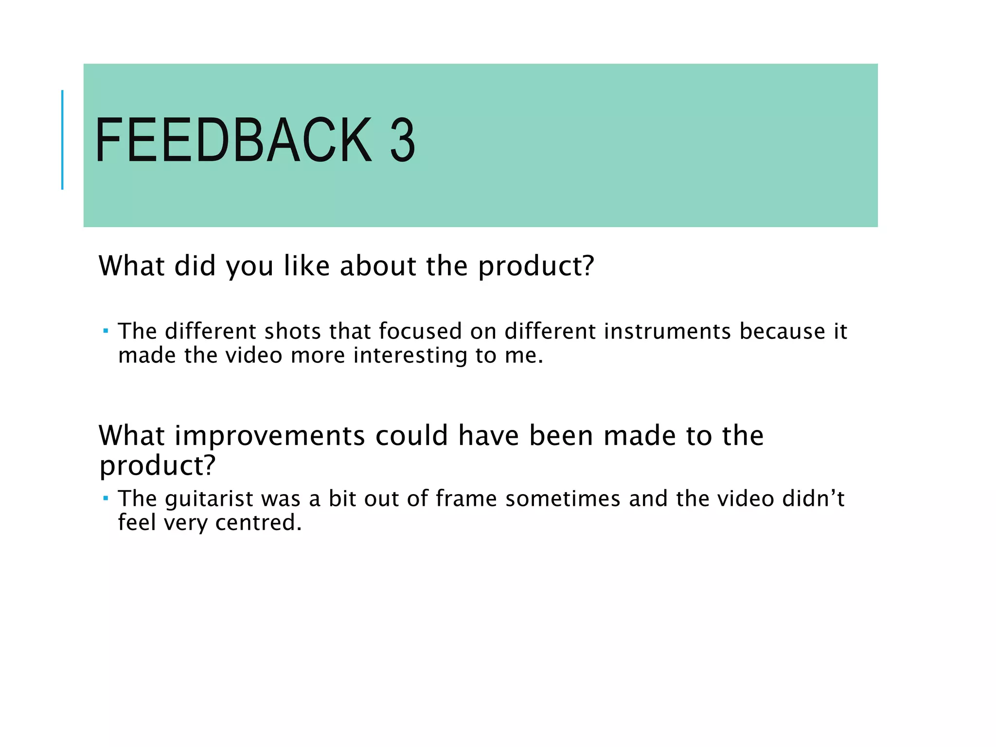 Mv evaluation sam fielden | PPT