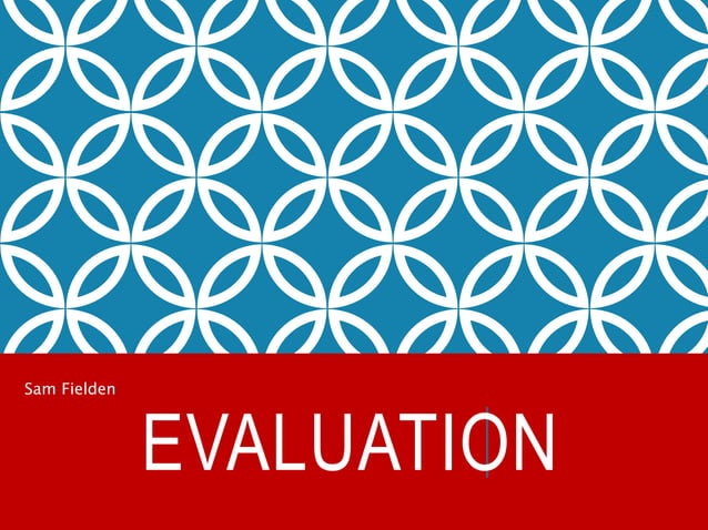 Mv evaluation sam fielden | PPT