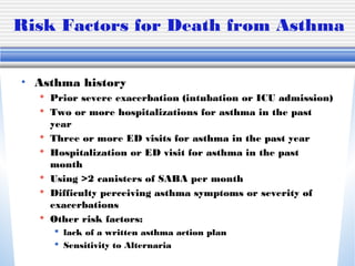 Mechanical Ventilation for severe Asthma | PPT