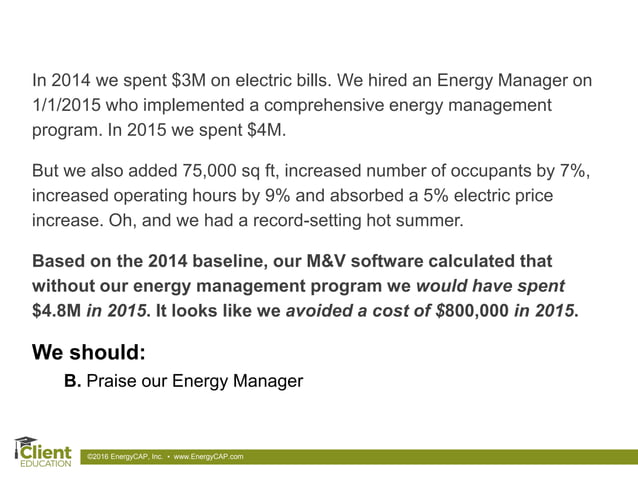 Measurement & Verification | PPTX | Gas and Electric | Home Utilities