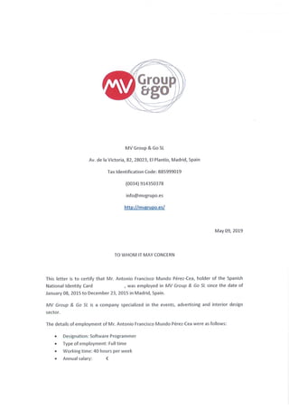 Mv group & Go | PDF
