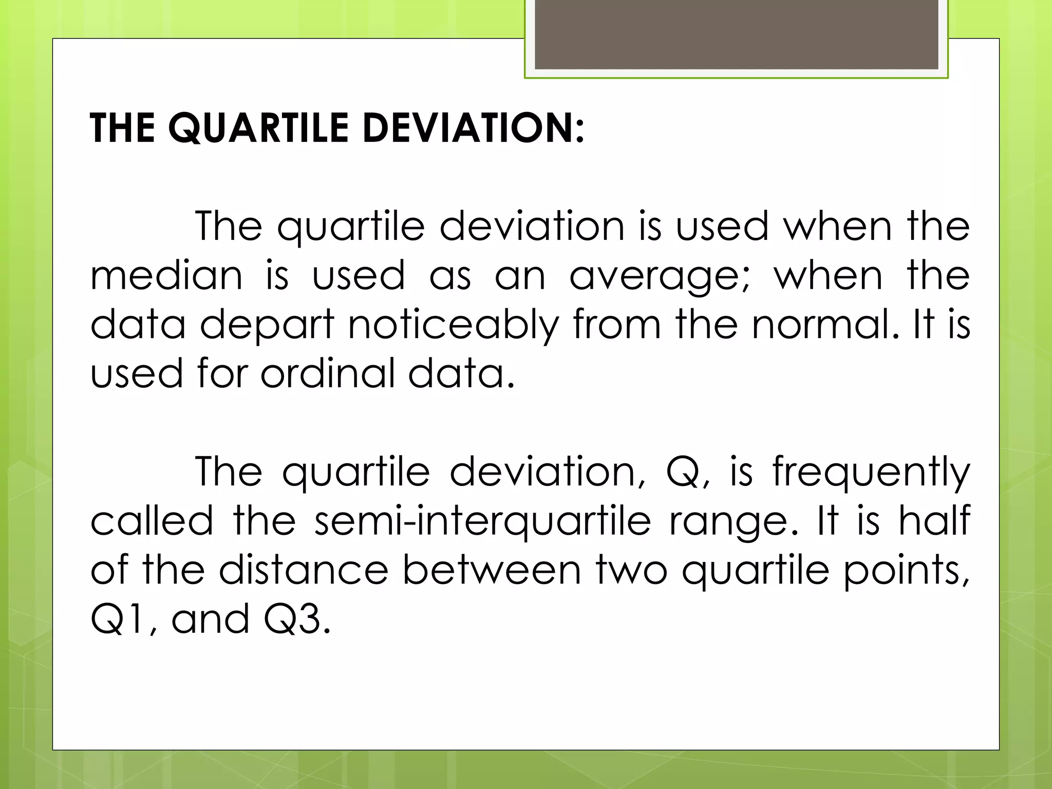 Measures of Variability | PPTX