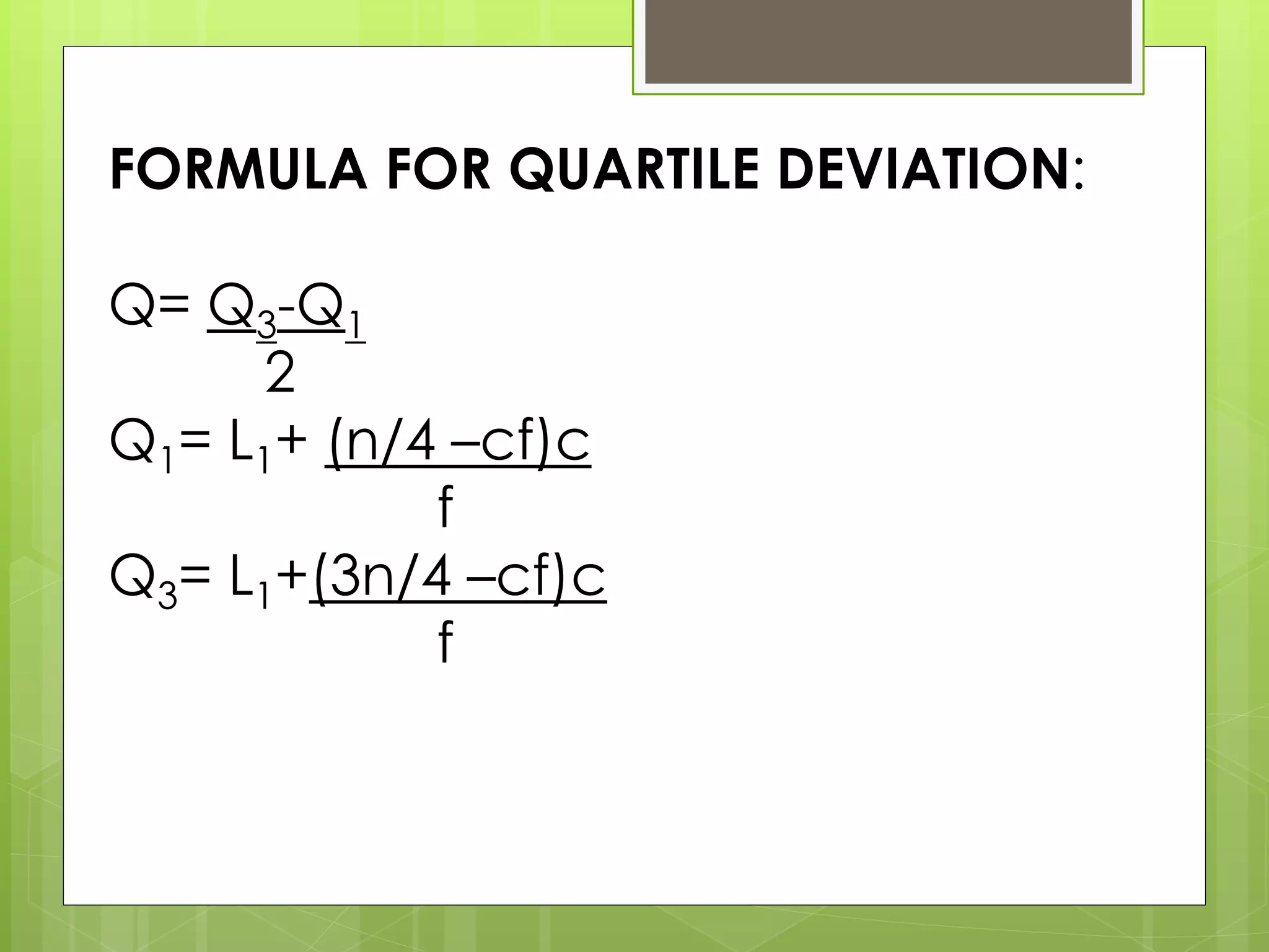 Measures of Variability | PPTX