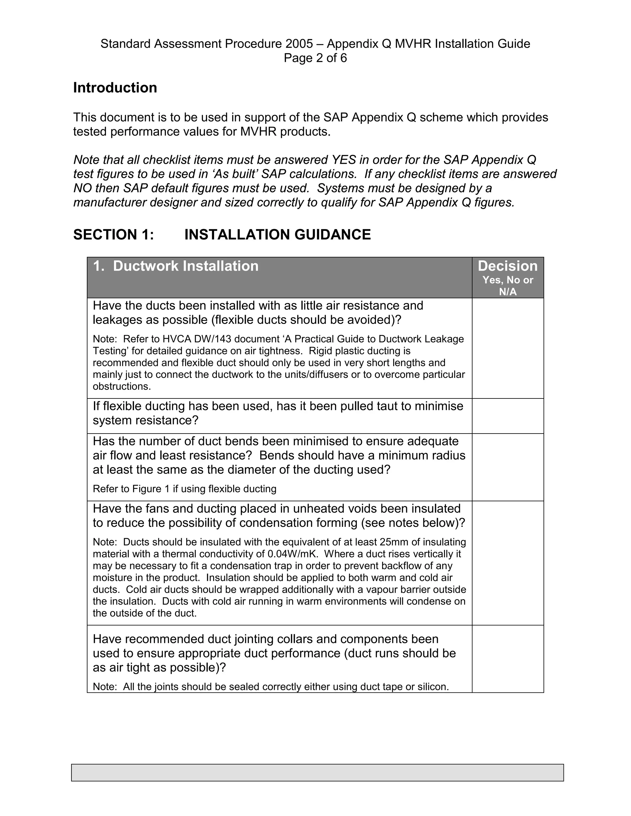 Mvhr installation guide_final_11_02_11 | PDF