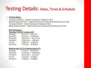 CAASPP Testing Administrator Training | PPTX