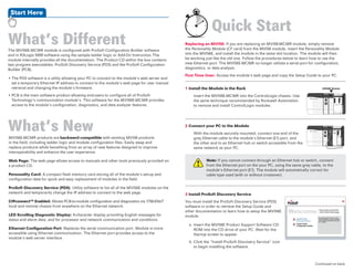 Mvi56 e mcmr quickstart | PDF