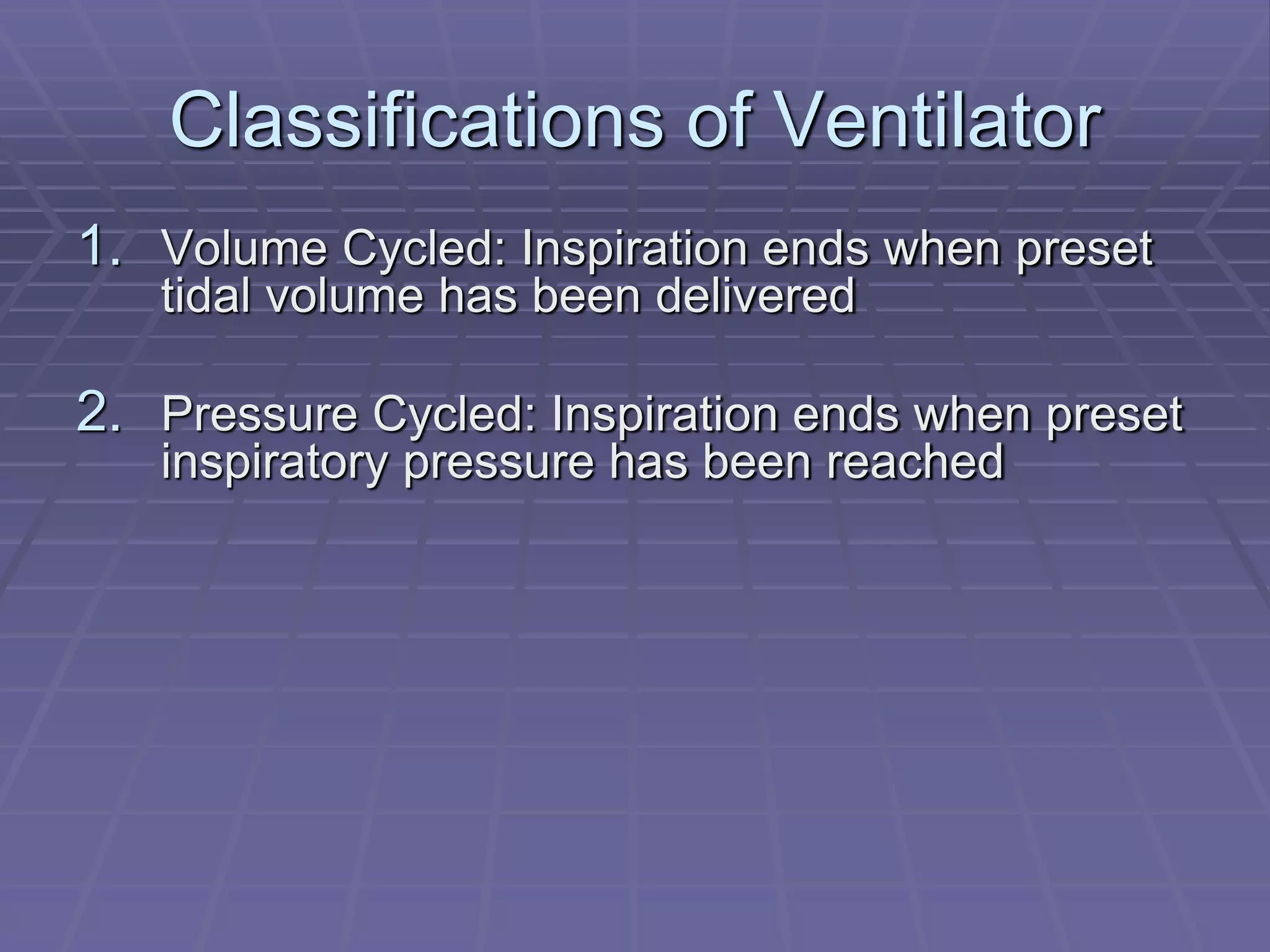 Mechanical Ventilator | PPT
