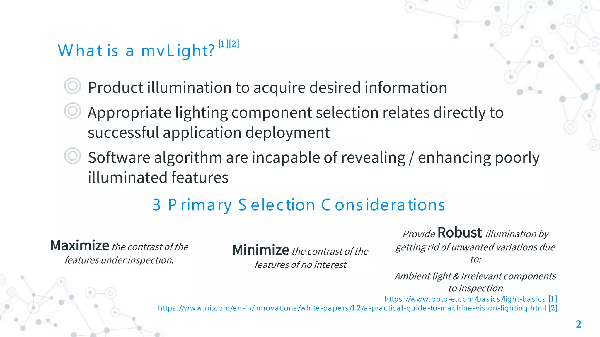 Machine Vision Lights | PPTX