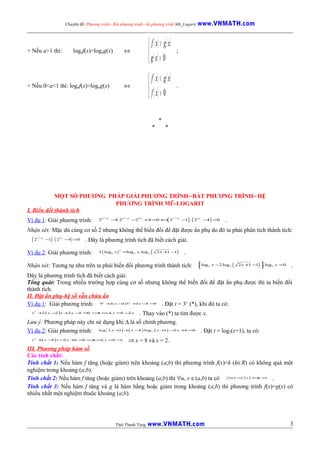 Mũ và logarit | PDF
