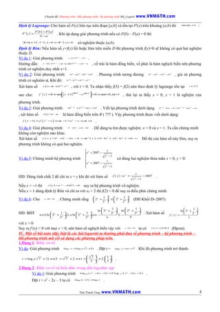 Mũ và logarit | PDF