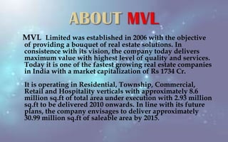 Mvl the palms bhiwadi 2bhk | PPTX