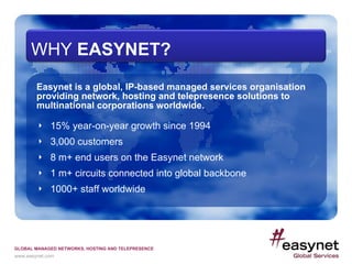 Easynet Video conferencing | PPT | Web Conferencing | Computer Software and Applications