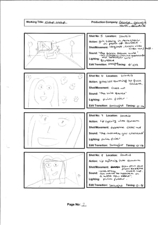 Music Video Storyboard | PDF